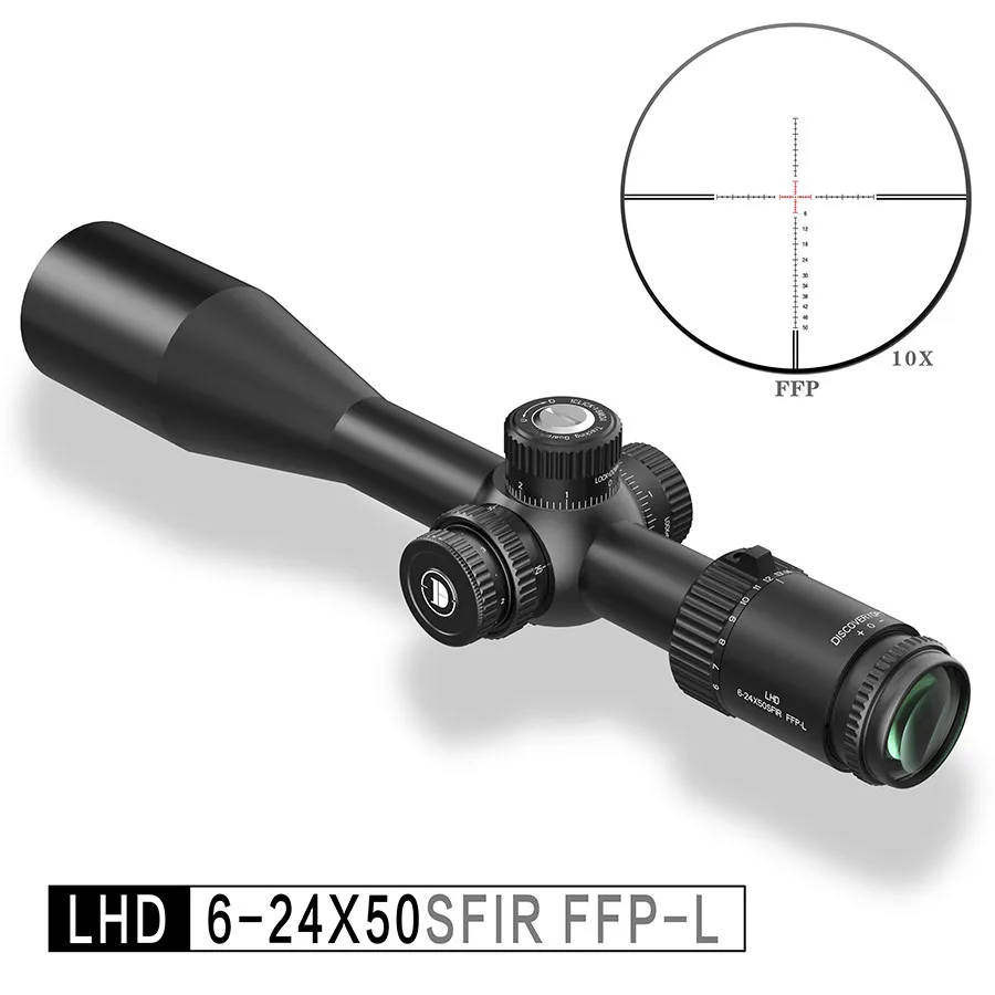 Discoveryopt LHD 6-24X50SFIR FFP-L - Lightweight & Shockproof Scope