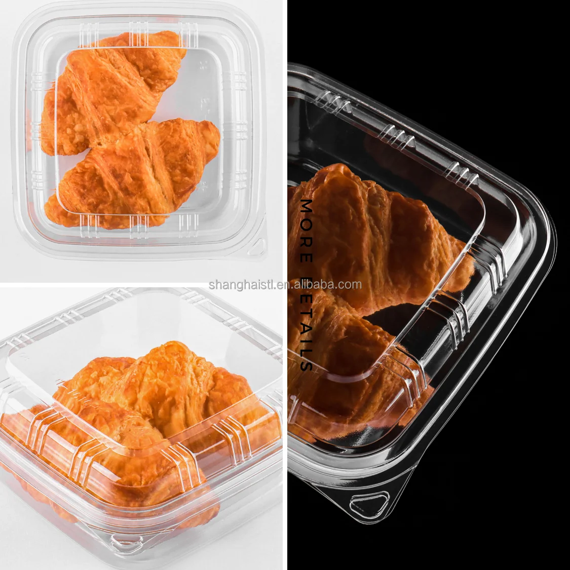 Manufacturer Supply Disposable Clear Packaging Container Transparent ...