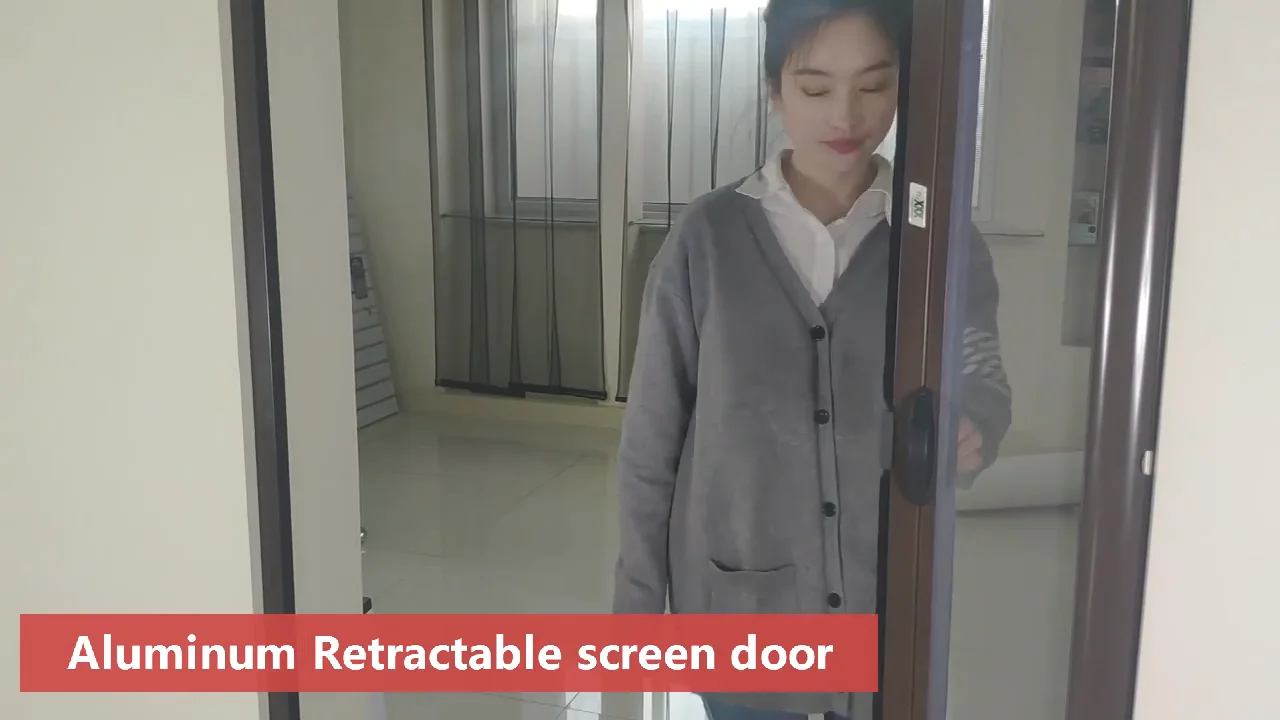 Custom Freedom Retractable Bug Insect Fly Screen Door Roller Screen ...
