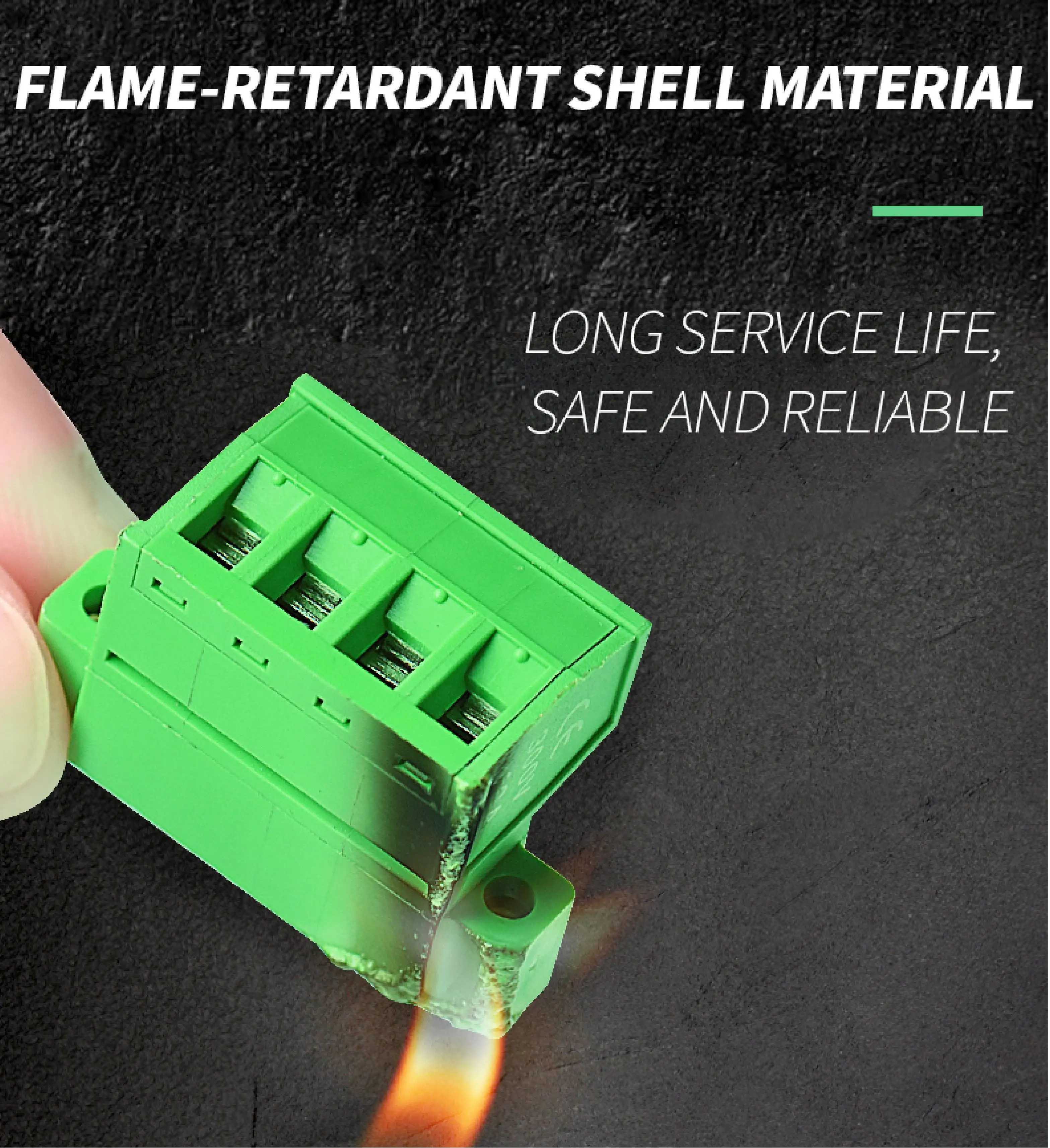 10A 150V Vertical Screw Terminal Pcb Block 2 Pins 5.08mm Pitch Pcb ...