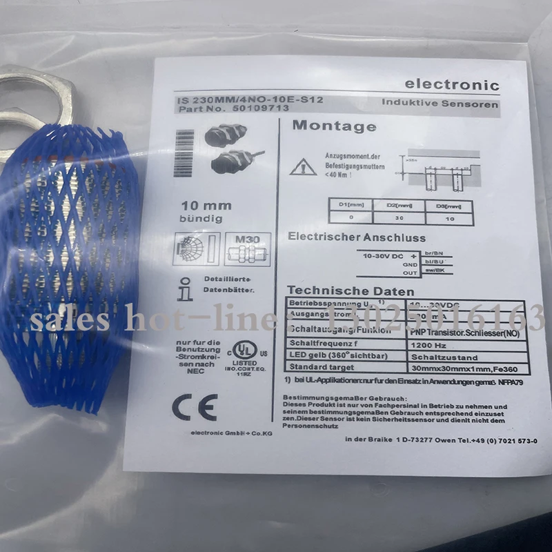 All New Assurance Of Proximity Switch Is 230mm/4no-10e-s12 Is 230mm/4nc ...