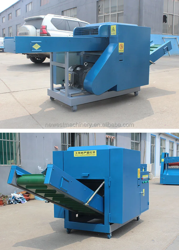 Industrial Waste Textile Recycling Crusher Machine