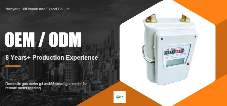 Domestic Gas Meter G4 /rs485 Smart Gas Meter for Remote Meter Reading ...