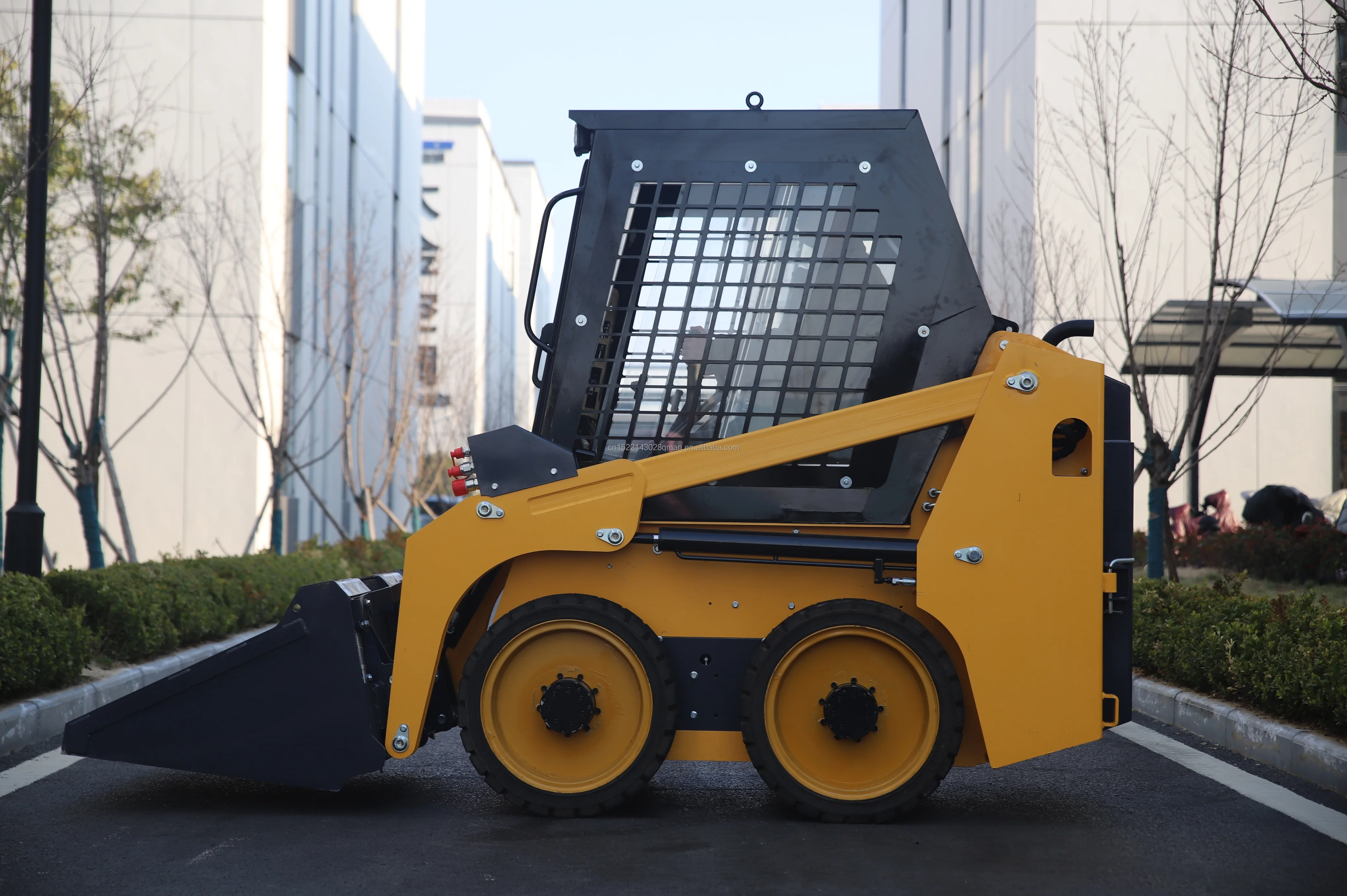 T360 China Mini Crawler Compact Track Skid Steer Loader Quick Connect ...