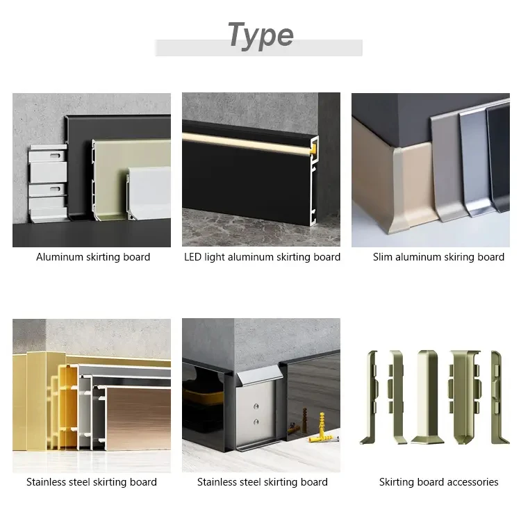 High Quality Customized Led Aluminum Skirting Board Led Channel ...