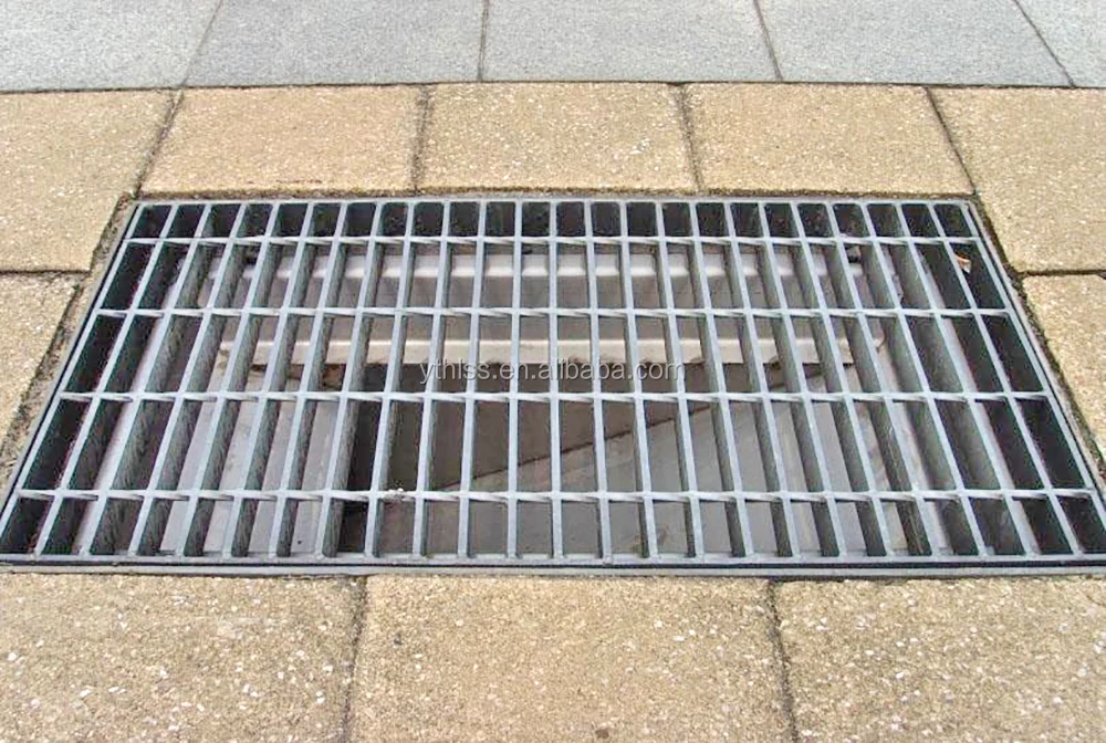 Trench Grating Heavy Duty Trench Cover Drain Grating Cover Hot Dipped ...