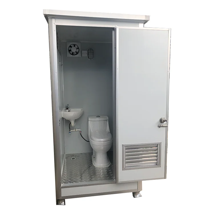 Portable Toilet Module Prefab Small Bathroom Street Toilet Mobile ...