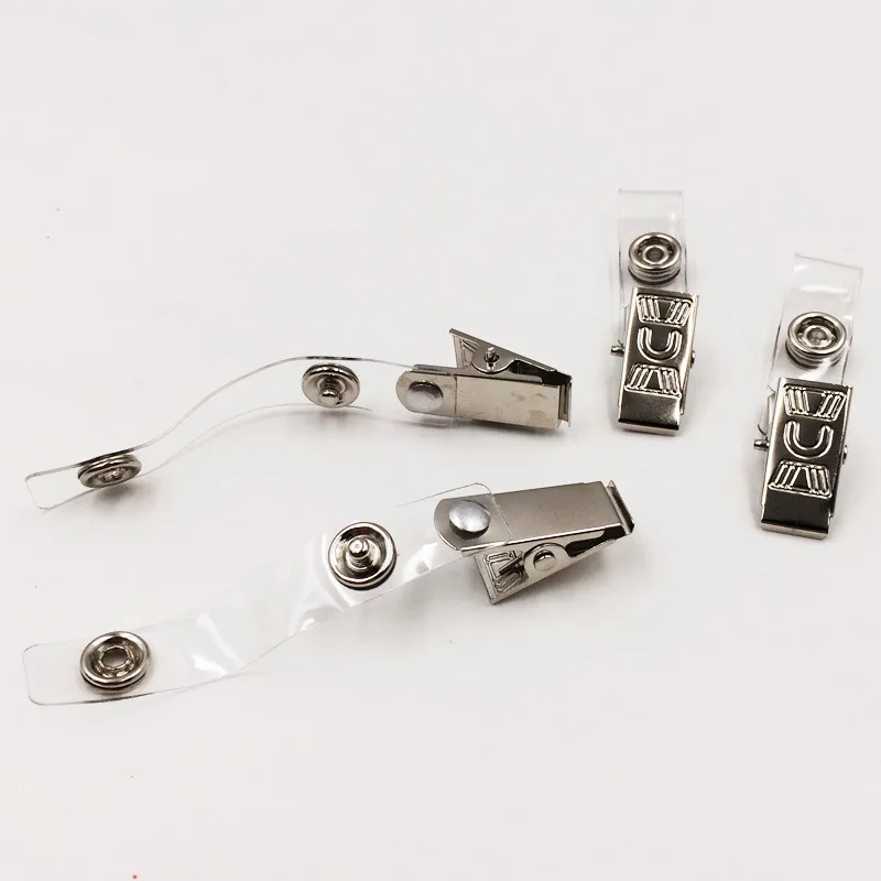 Hot Selling Metal Id Card Holder Clip Id Badge Tag Clip