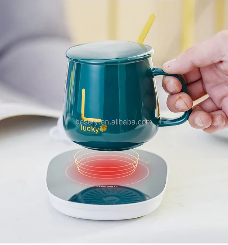 Besery Smart Coffee Mug - 55° Automatic Heating Warm Cup Set