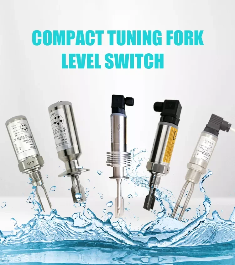High Temperature Tuning Fork Level Sensor for Liquids & Grains