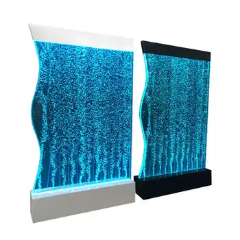 Professional China Supplier Led Water Bubble Fountain Wall Glass Floor ...