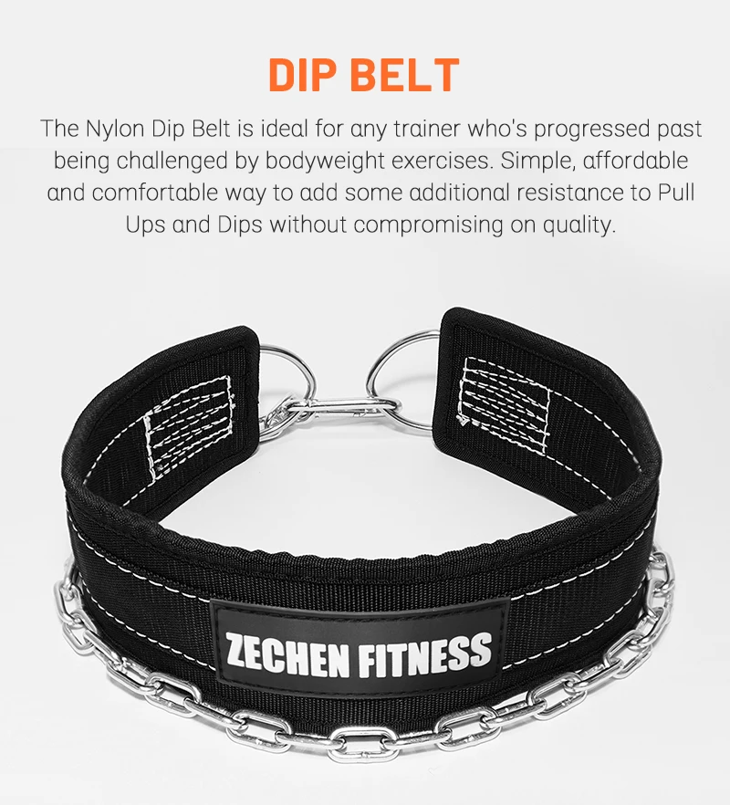 Dip Belt with Chain Weightlifting Dipping Belts for Strength Training ...