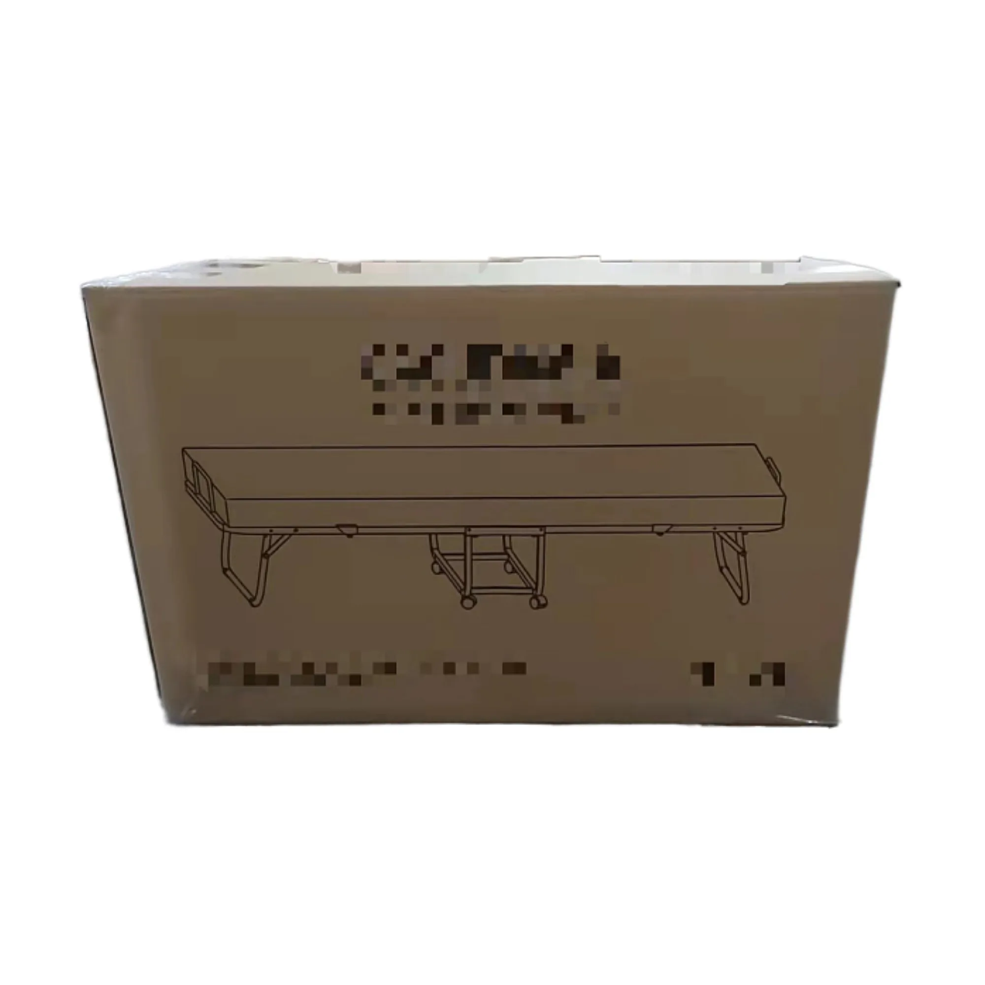 Portable Folding Bed - Durable Steel Frame & Mattress