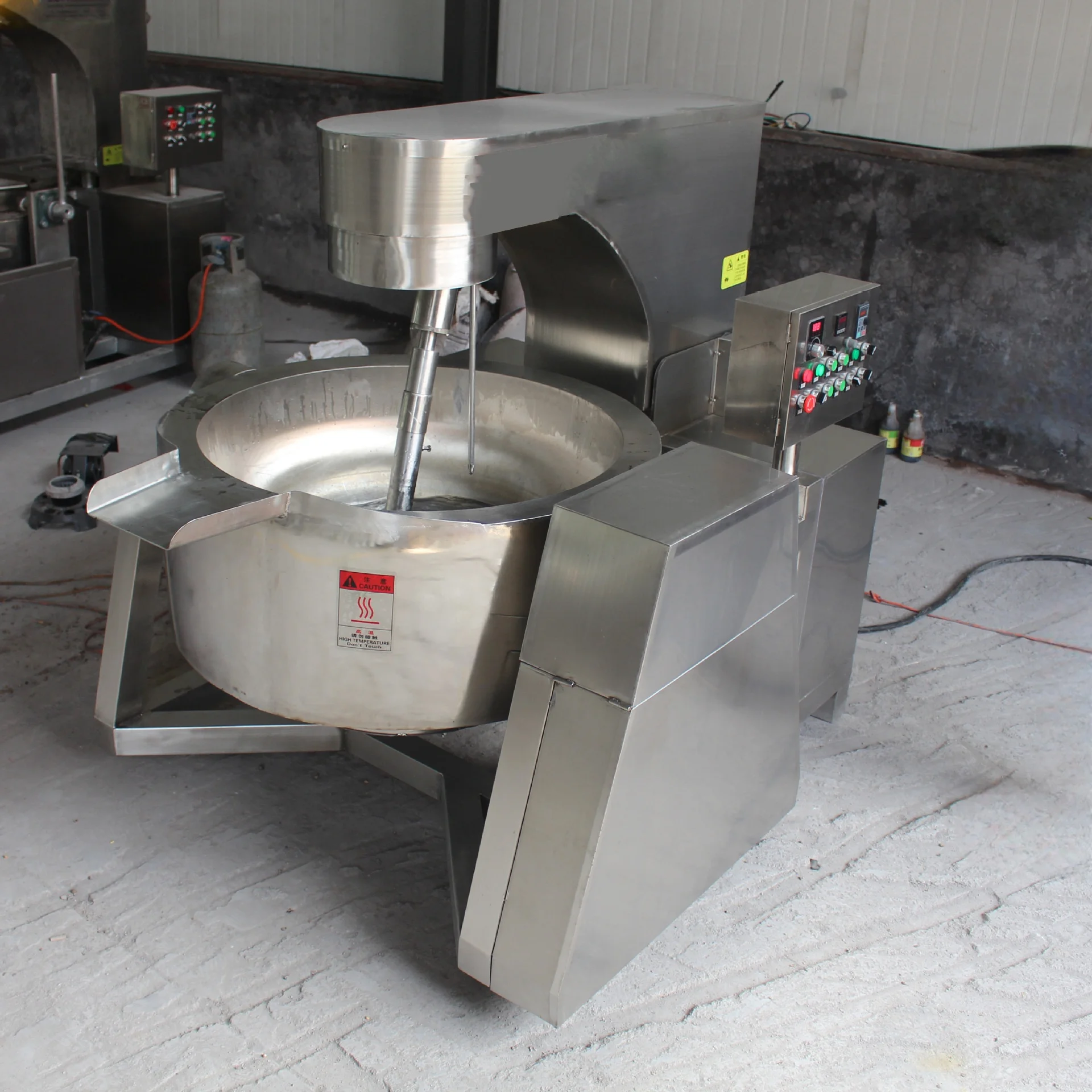 Stainless Steel Automatic Food Cooking Mixer Machine Industrial Food ...