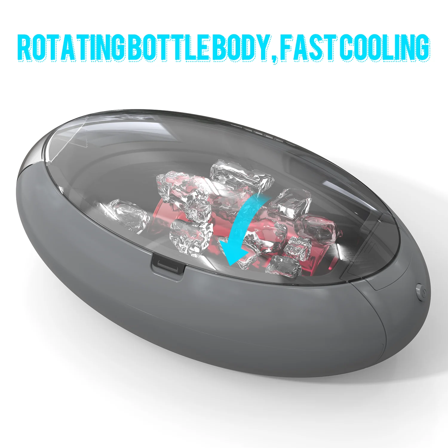 Instant Beverage Chiller for Cans and Bottles - Eco-friendly