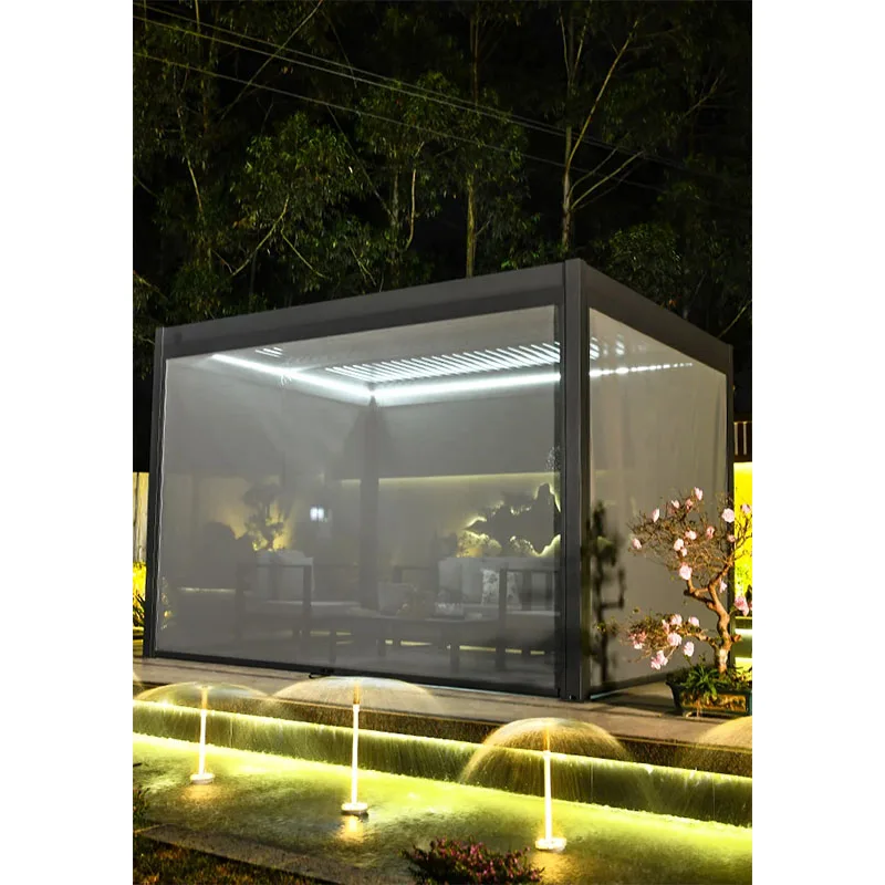bioclimatic aluminum outdoor pergola 4x6m 6x7 10 square meters terace ...