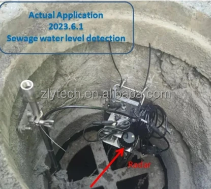 Wholesales 80 GHz Radar Liquid Level Sensors Modbus Protocol Measure ...