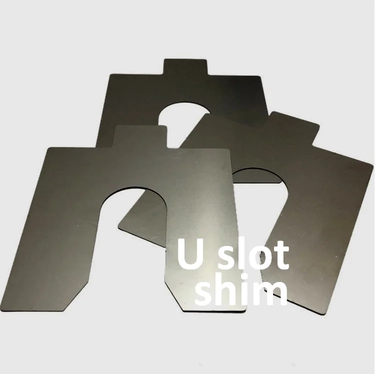 Customized Stainless Steel U Slotted Shims - High Quality