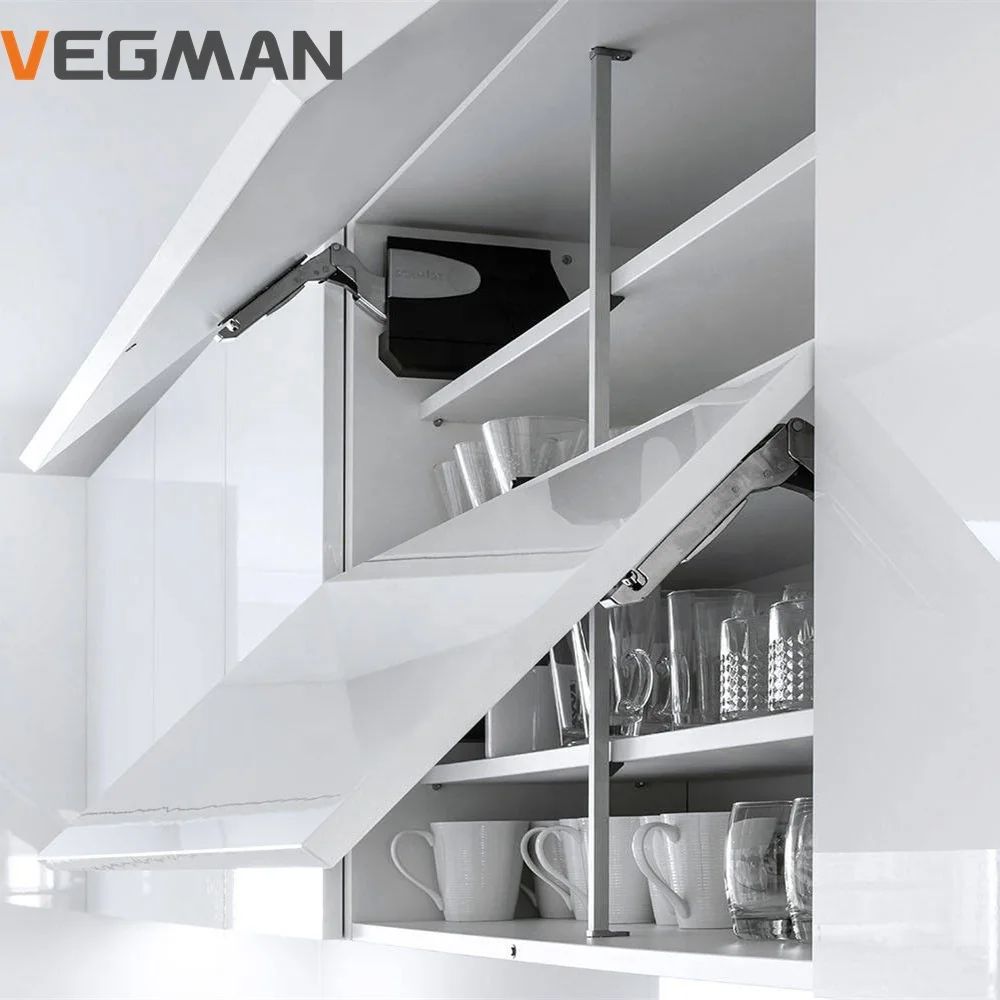 Home Kitchen Cabinets Design Service Complete Set Automatic Touch to ...