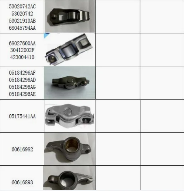 Brazo basculante con elevador de válvula para coche, piezas de motor ...