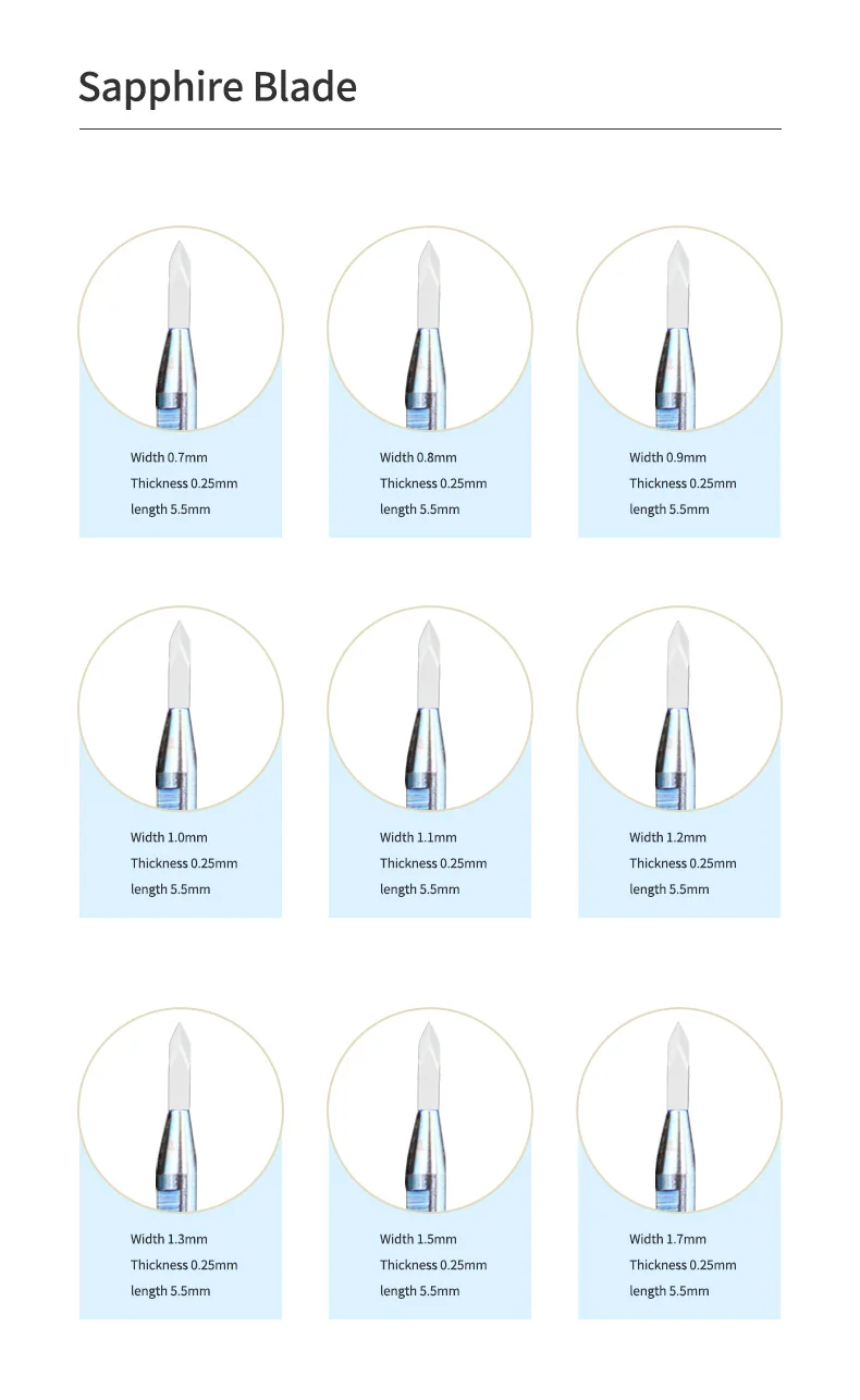 Sapphire Hair Transplant Blade Is A Surgical Instrument Used To Grow ...