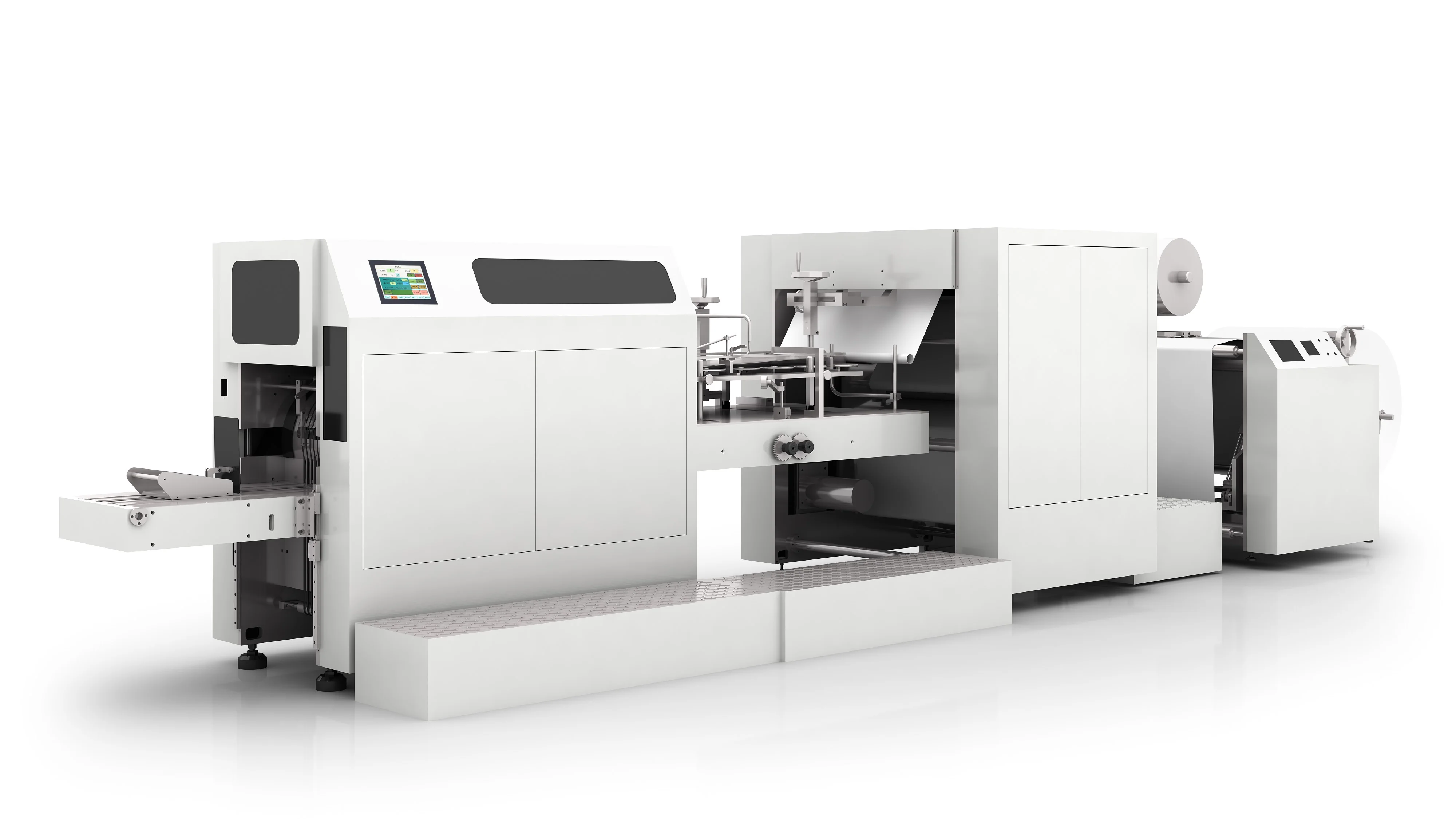 High Speed Fully Automatic Paper Bag Making Machines