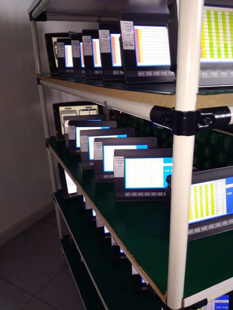 Vehicle Control Unit Hmi Display Controller Button Panel Sensor Control System For Crane Loader ...