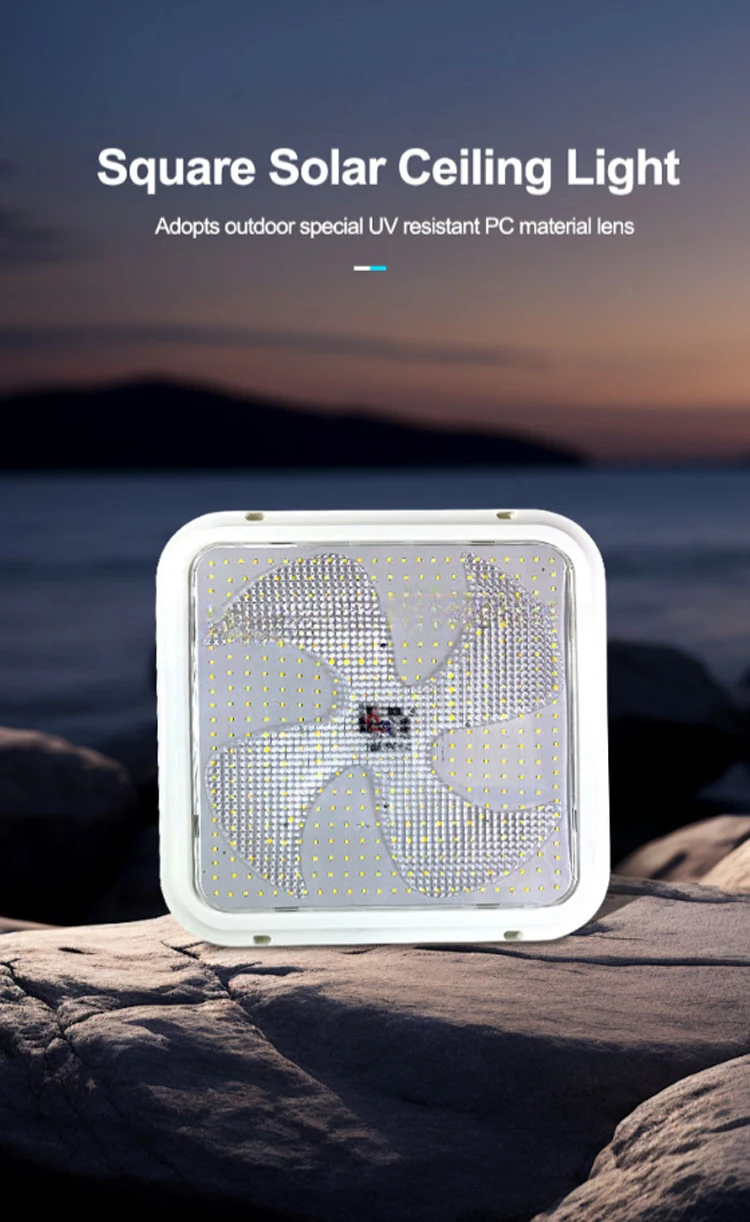 Modern Solar Led Ceiling Light High Quality Waterproof Solar Energy ...