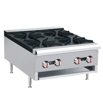 Commercial Stainless Steel 4-burner Gas Cooking Stove Built-in For ...