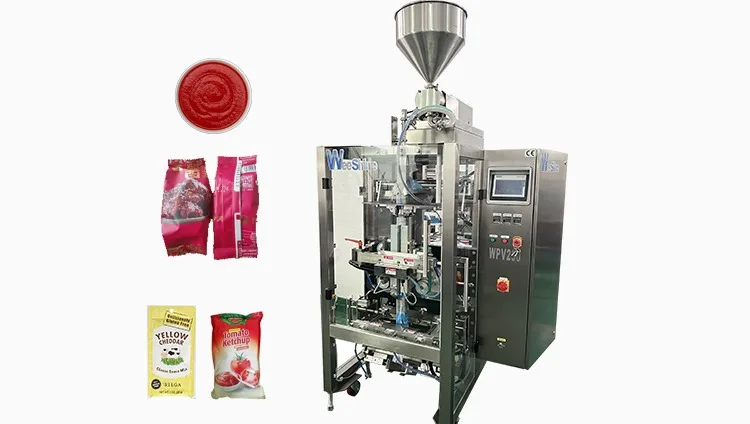 Vertical Automatic Packaging Sachet Tomato Filling Making Ketchup ...