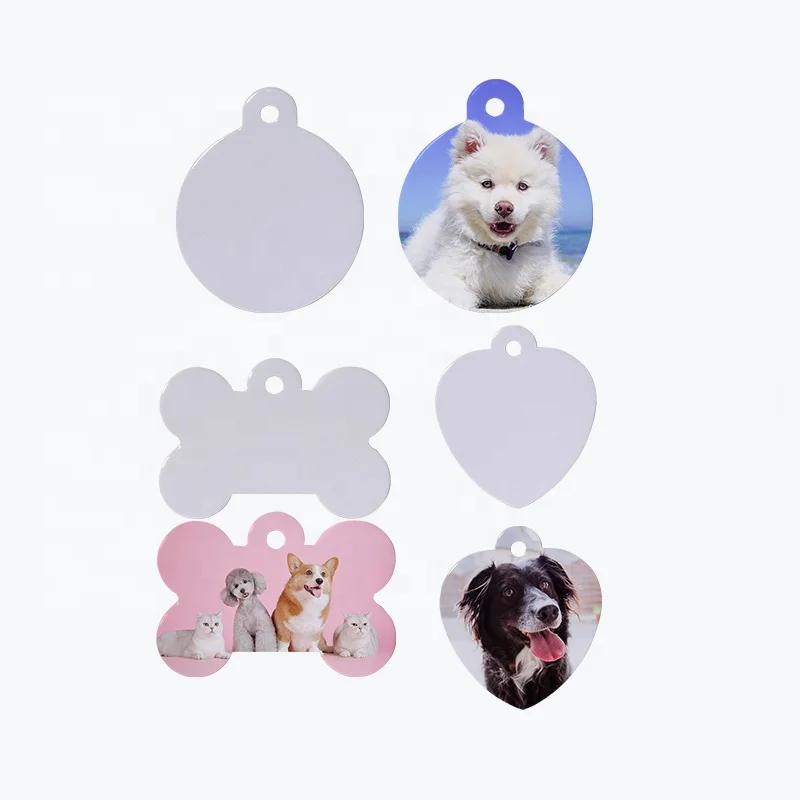 Wholesale Dog Tag Sublimation Aluminum Pet Name Tags - Buy Sublimation ...
