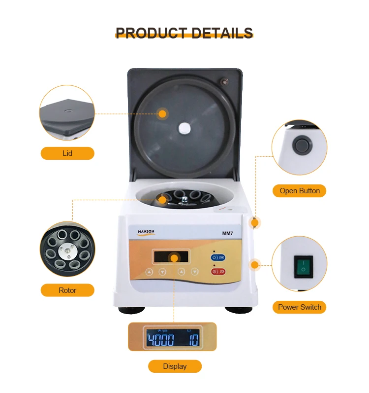 Iso13485 Prp Centrifuge For Blood Separation For Prp Therapy And Fat Transplant - Buy Swing Out ...
