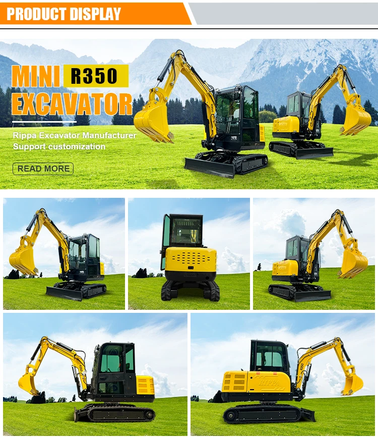 Rippa R350 Mini Excavator - Efficient Earth-Moving Solutions