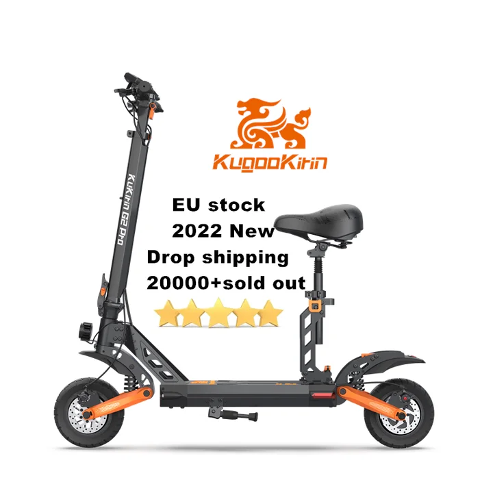 Kugookirin Newest G2 Pro Electric Scooter With 2 Wheels Dark Unisex ...