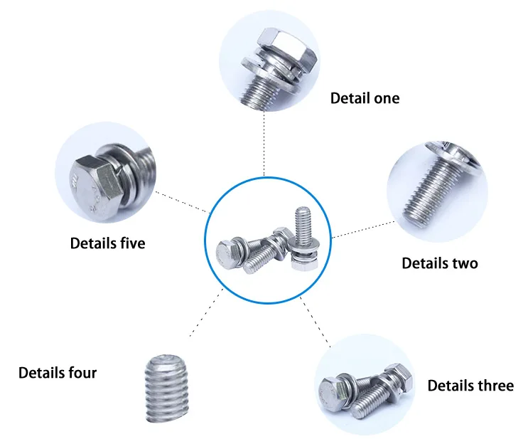 Hex Bolt Screw Factory Price Customized Wholesale High Strength Metric ...
