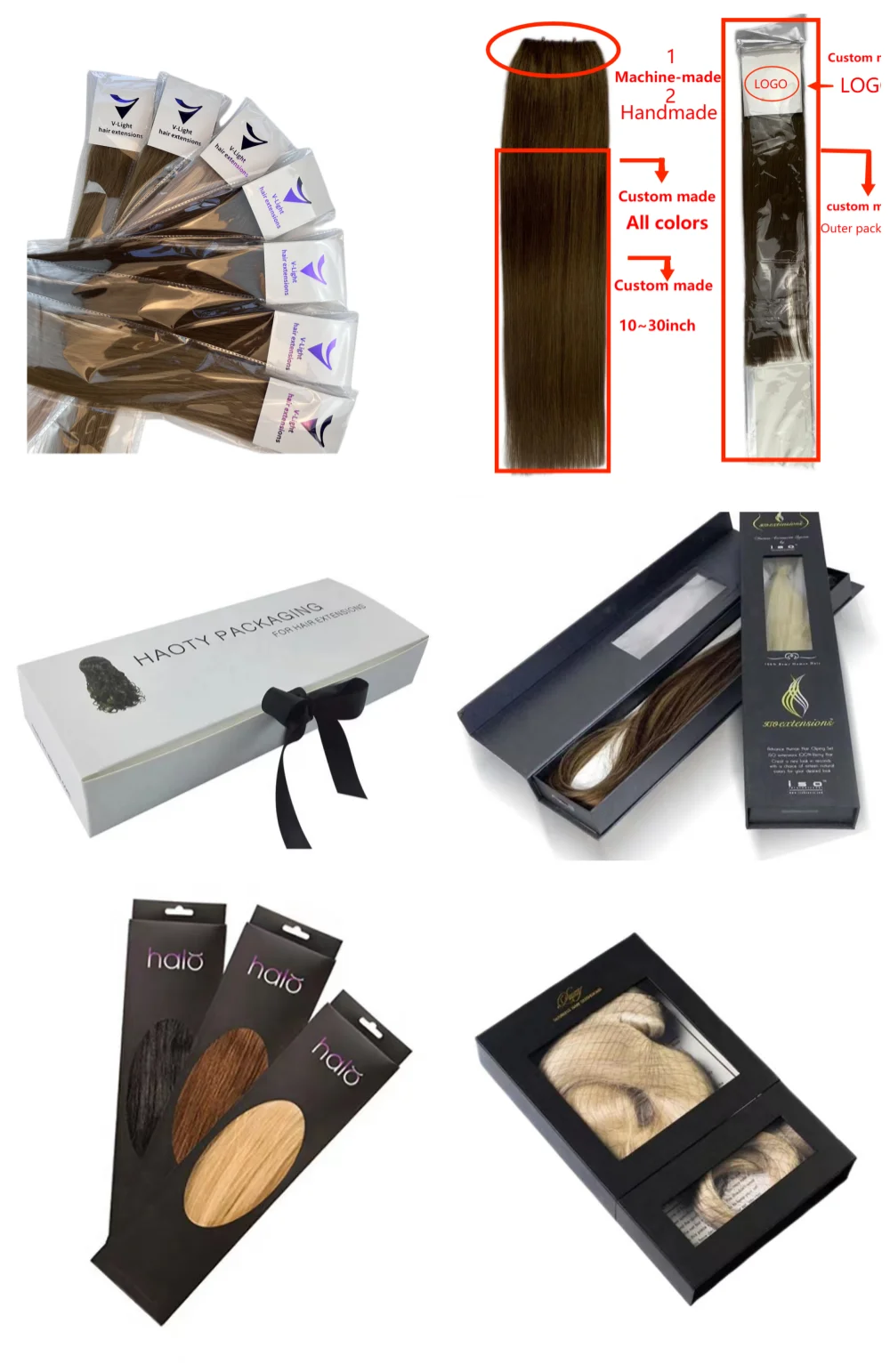 2024 Best-selling V Light Factory If2 H6 Patent Product 100% Human Hair ...