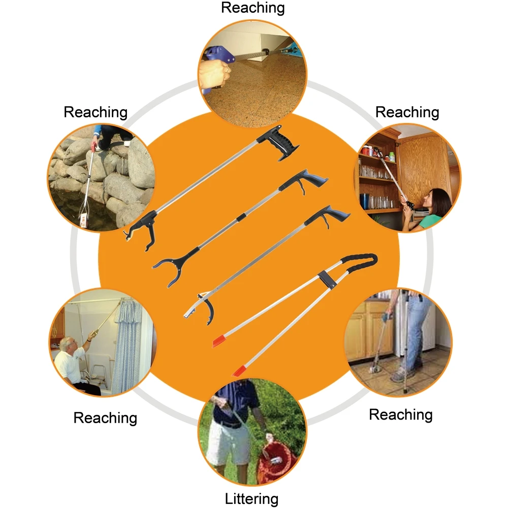 Portable Grabbing Reachers Reaching Grabber Tool For Disabled & Adults ...