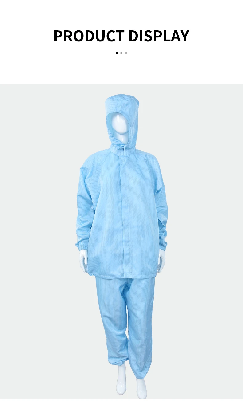 Wholesale Industrial Cleaning Clothes Sterile Antistatic Esd Washable Coverall Coat Esd ...