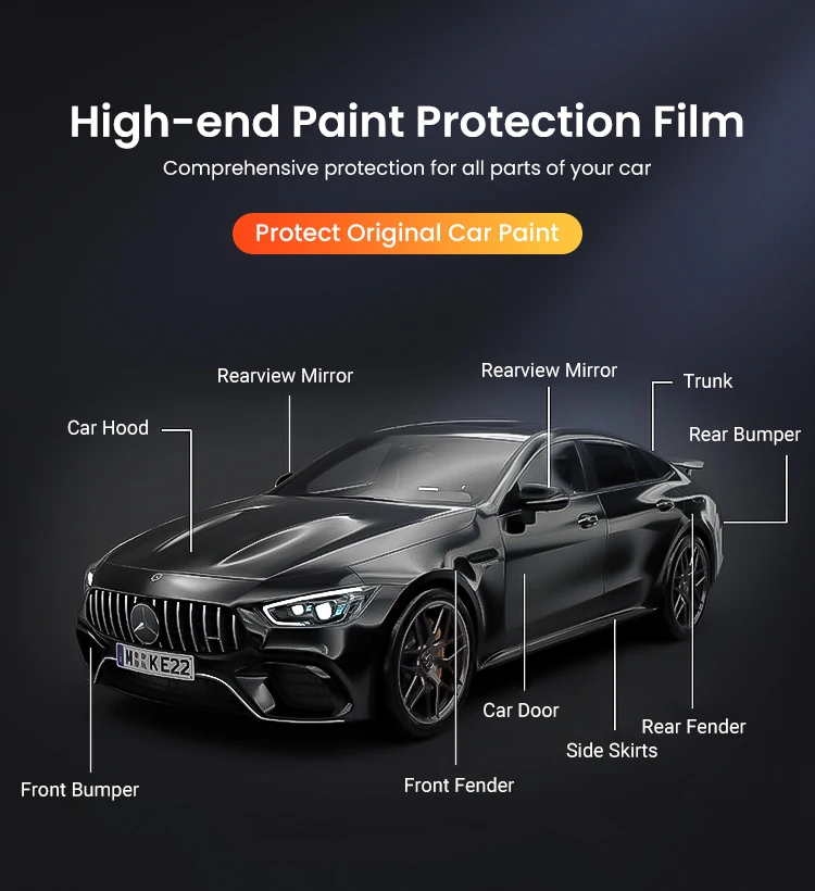 Decorative Films Dyno Self Healing Transparent Stek Ppf Car Paint ...