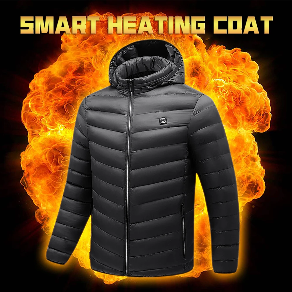 Custom Jaqueta Masculina Windproof Heated Jacket 5V USB