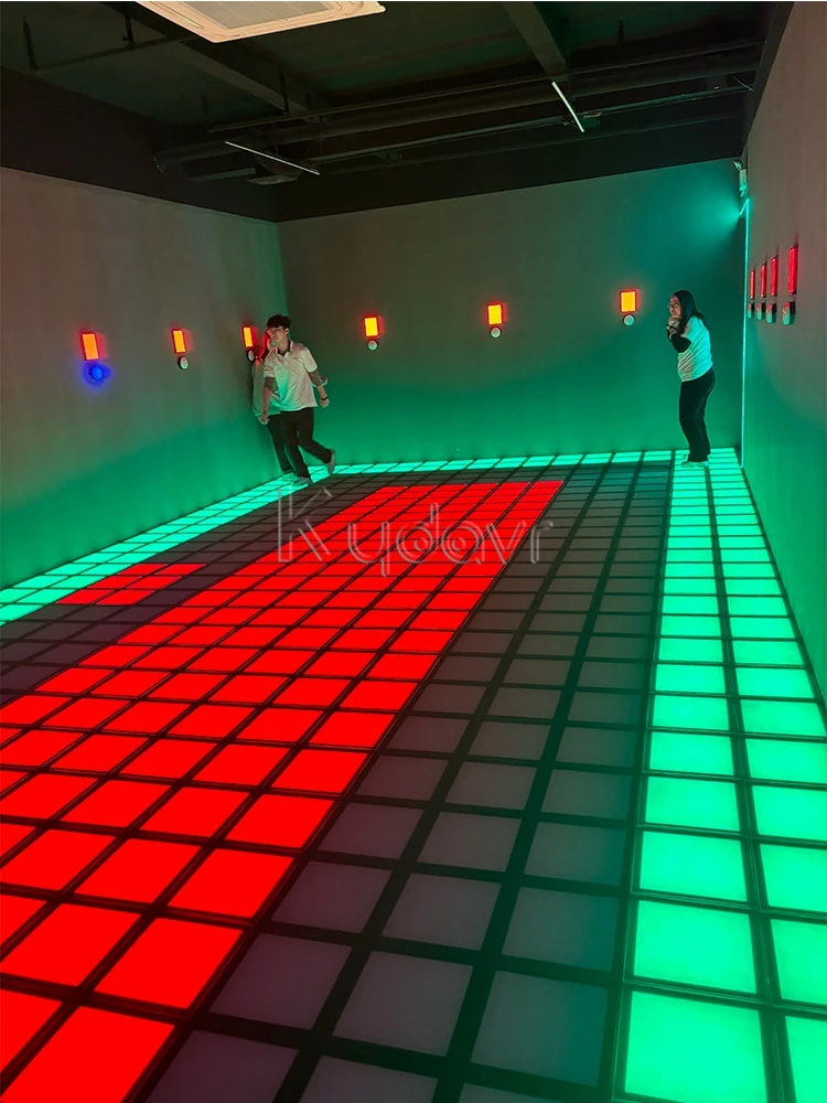 Indoor Escape Activate Led Light Floor 30x30cm Mega Pixel Grid ...