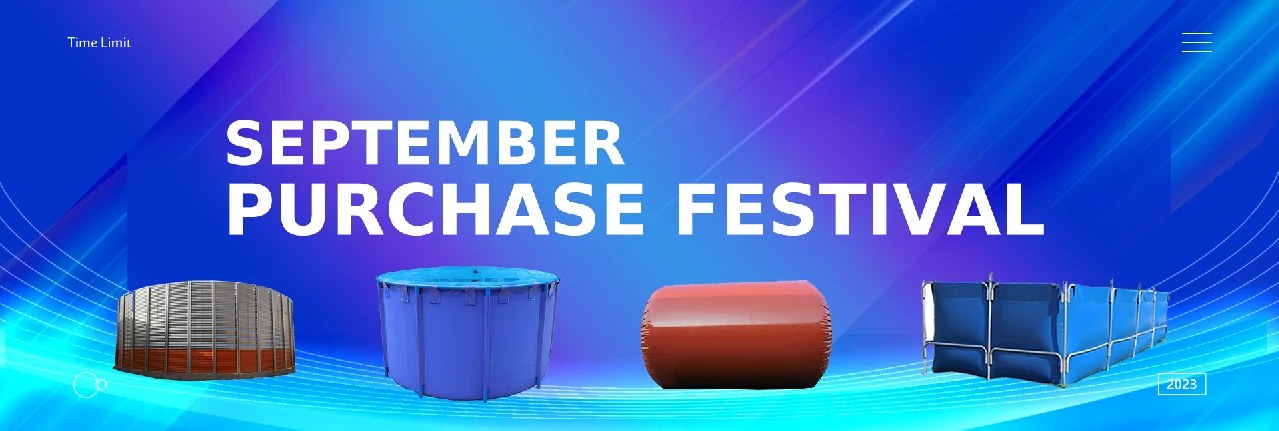 Flexible PVC Rain Water Storage Tanks - Durable & Versatile