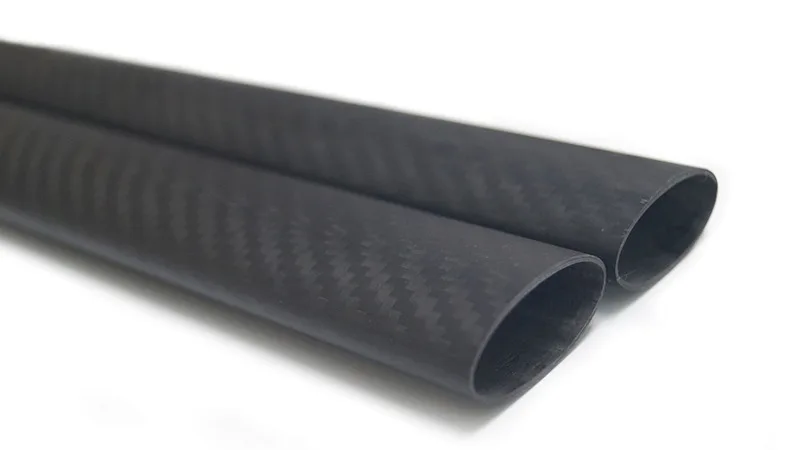 Custom Made Laminated High Strong 1m Carbon Fiber 3k Oval Shaped Tube ...