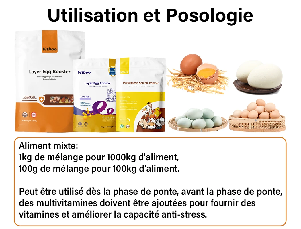 Egg Booster Soluble Powder Laying Chicken Herbal Feed Additive Reduce ...