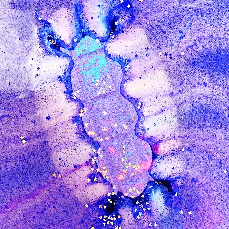 Oem/odm Vegan Natural Organic Bubble Fizzer Glitter Shimmer Chocolate ...