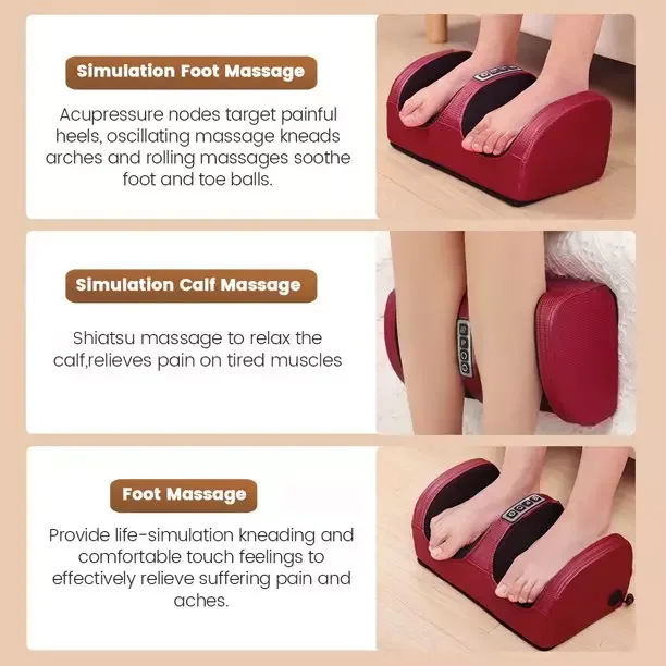 Women Relax Leg And Foot Massager Reflexology Acupoint Foot Massage ...