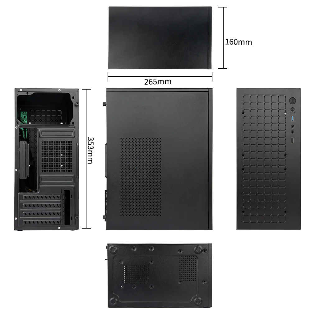 Rgeek Micro ATX Case - Compact Desktop PC Solution