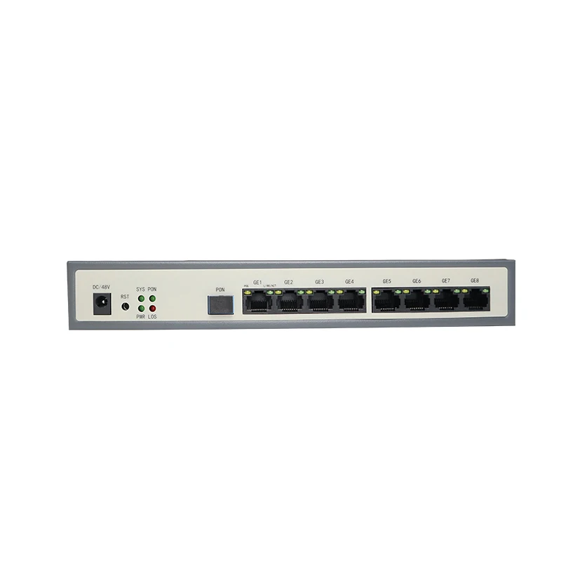 XPON GPON EPON ONU MDU 8GE 8ports FTTB FTTH OLT 802.3 AT ONU
