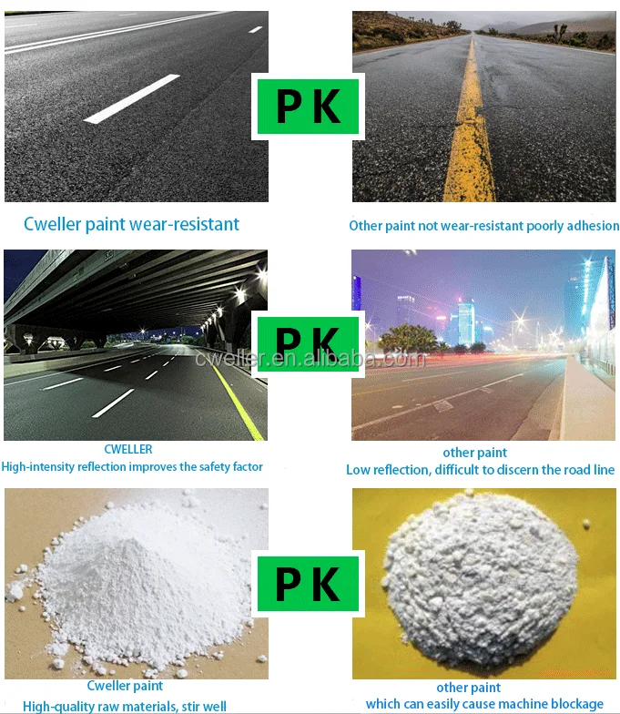 Reflective Traffic Signs And Road Markings Strong Adhesion Hot Melt ...
