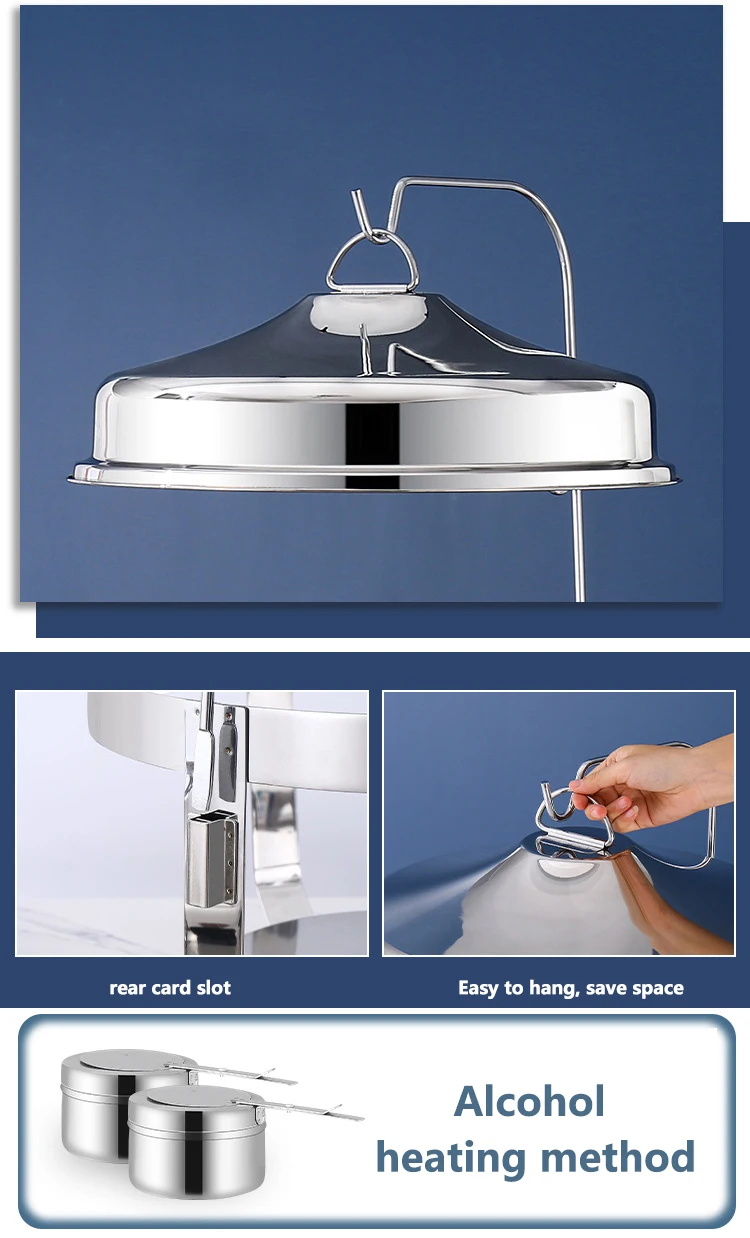 Hotel Wedding Banquet 9.0L Stainless Steel Food Warmer